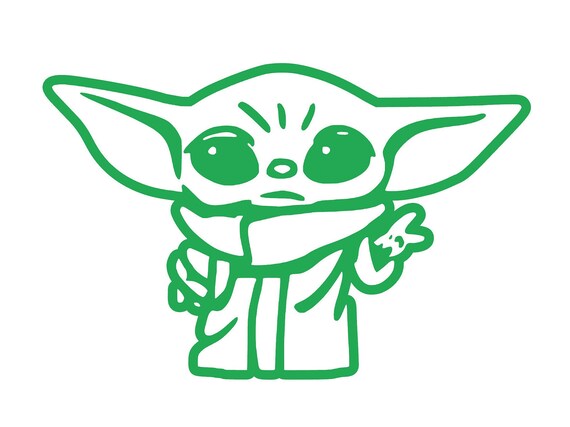 Yoda Car Sticker