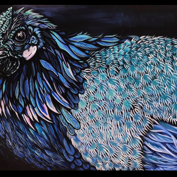 Chicken Folk Art - Etsy