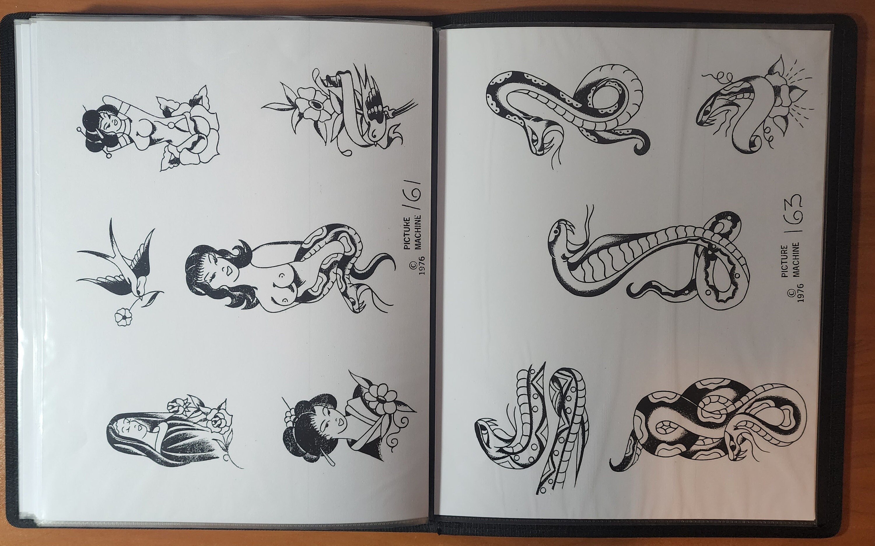 1975 Picture Machine Spaulding & Rogers Traditional Vintage Tattoo ...