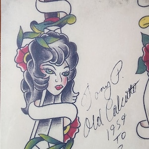 Tony Polito Old Calcutta Traditional Vintage Style Tattoo - Etsy