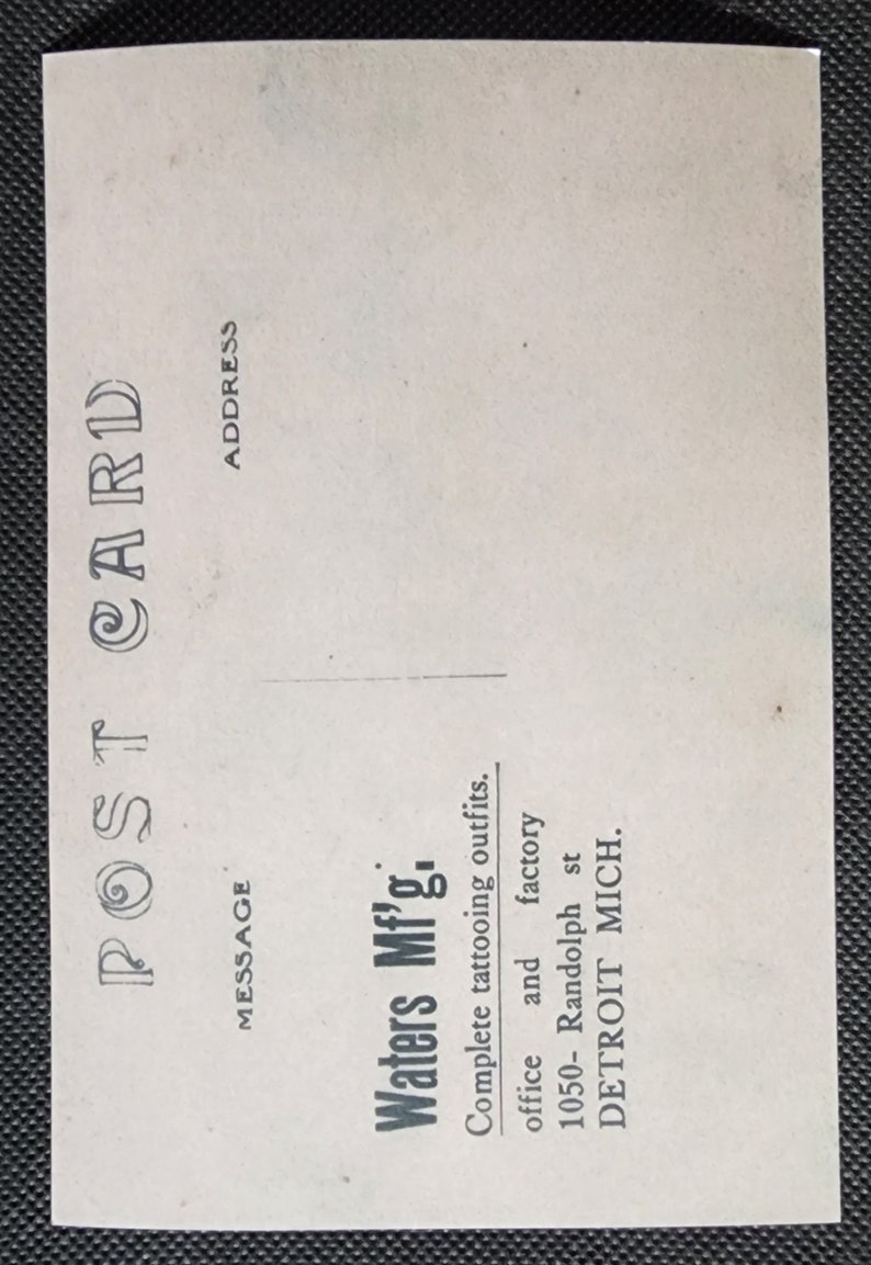 Vintage Percy Waters Traditional Tattoo Artist Tattooed Man Photo Post ...