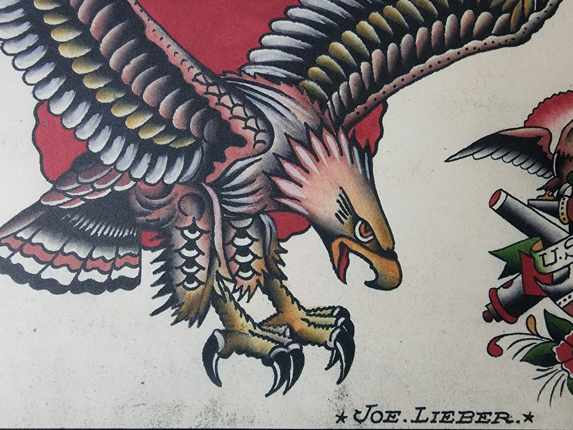 Brooklyn Joe Lieber Traditional Vintage Style Tattoo Flash - Etsy