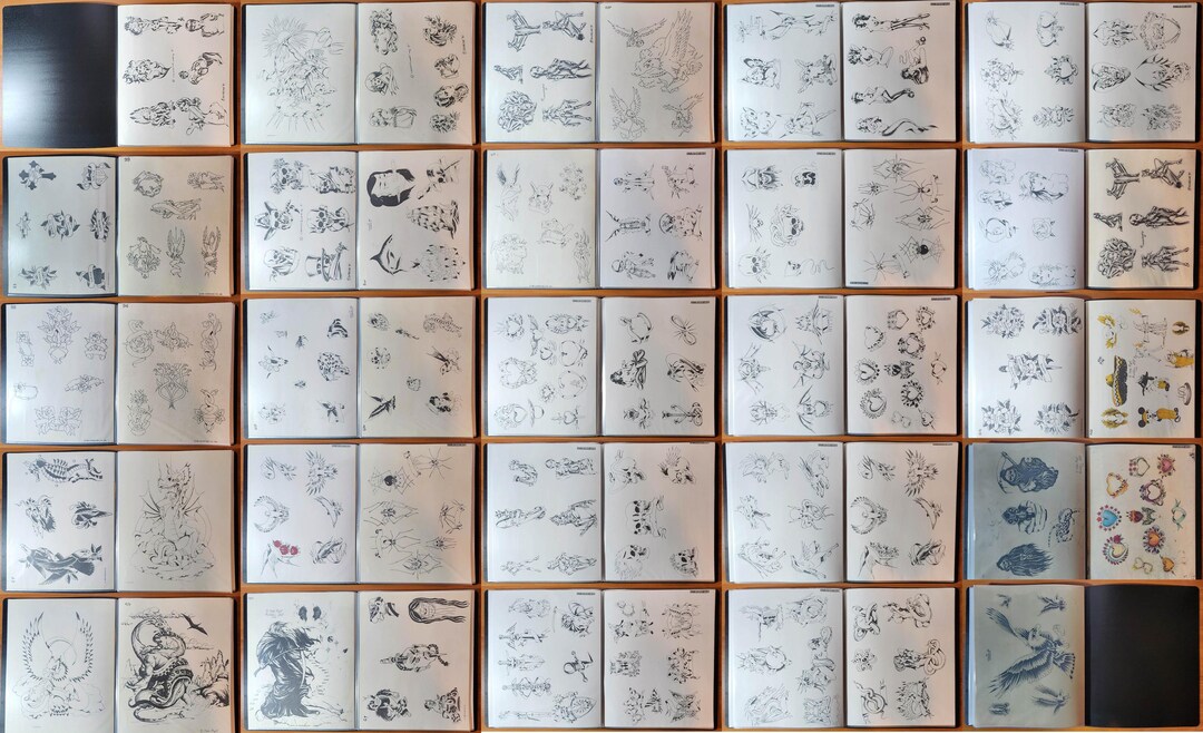 1981-82 Guideline Traditional Vintage 48 Sheets Tattoo Flash in ...