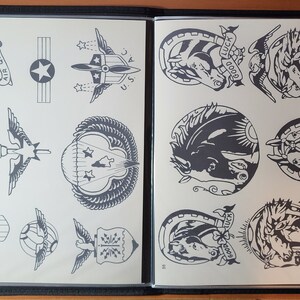 Rare Milton Zeis Tattoo Flash Collection in Portfolio Book, 48 Pages ...