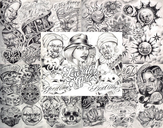 Gangster Tattoo Flash