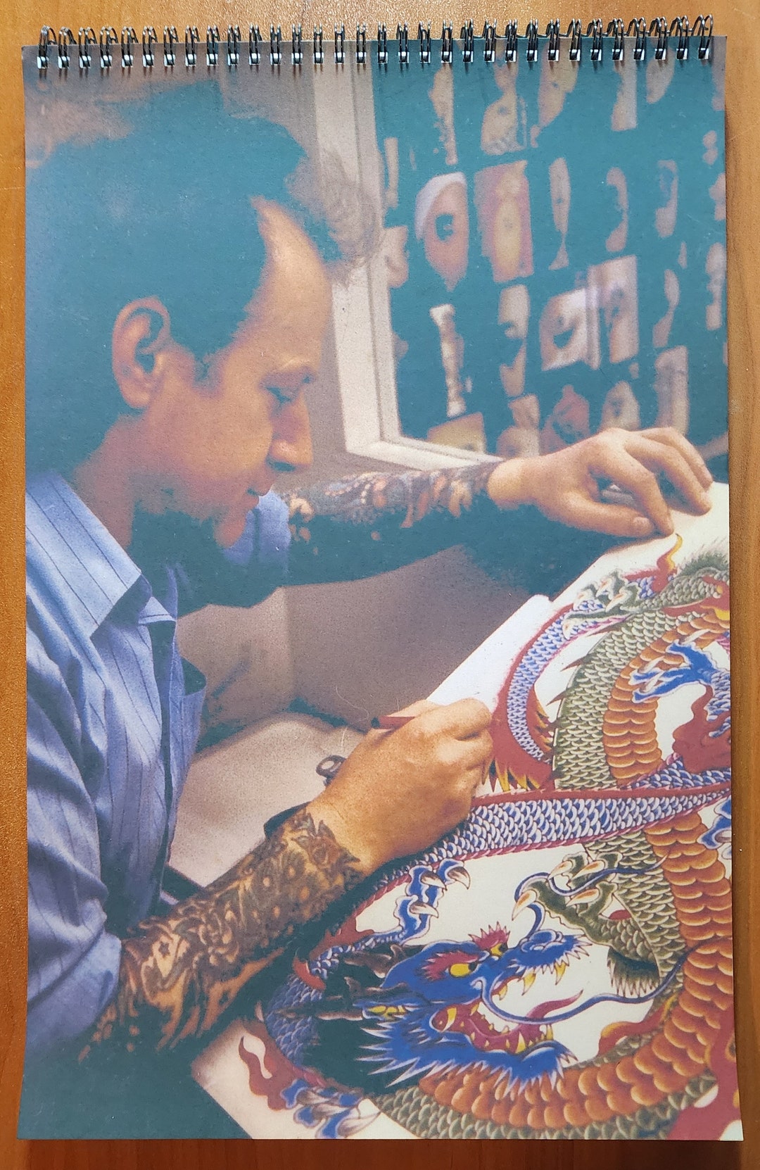 Dennis Cockell 33 Page Tattoo Flash Book Vintage Traditional Japanese ...