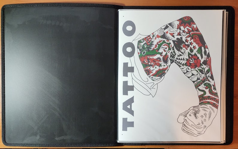 Rare Milton Zeis Tattoo Flash Collection in Portfolio Book, 48 Pages ...