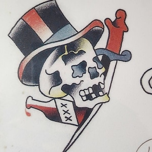 Tony Polito Old Calcutta Traditional Vintage Style Tattoo Flash Sheet ...