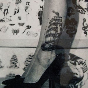 Bernard Kobel Traditional Tattoo Photo Vintage Tattooed Woman Cindy Ray ...