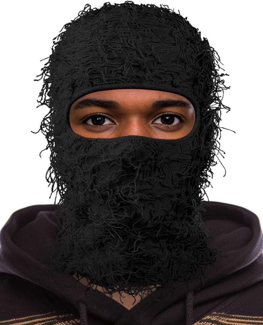 Distressed Balaclava Ski Mask Full Face Knitted Shiesty - Etsy