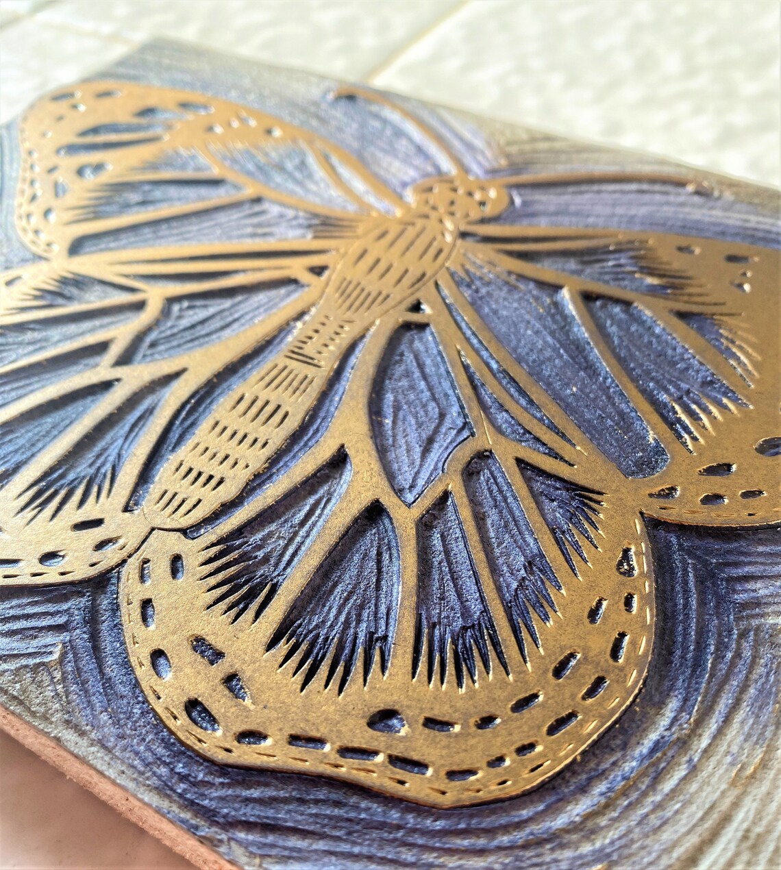 Monarch Butterfly - Hand-carved and Hand-pressed Linocut Print - Etsy