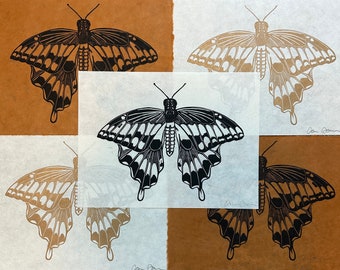 Ant - Hand-carved and Hand-pressed Linocut Print - Etsy