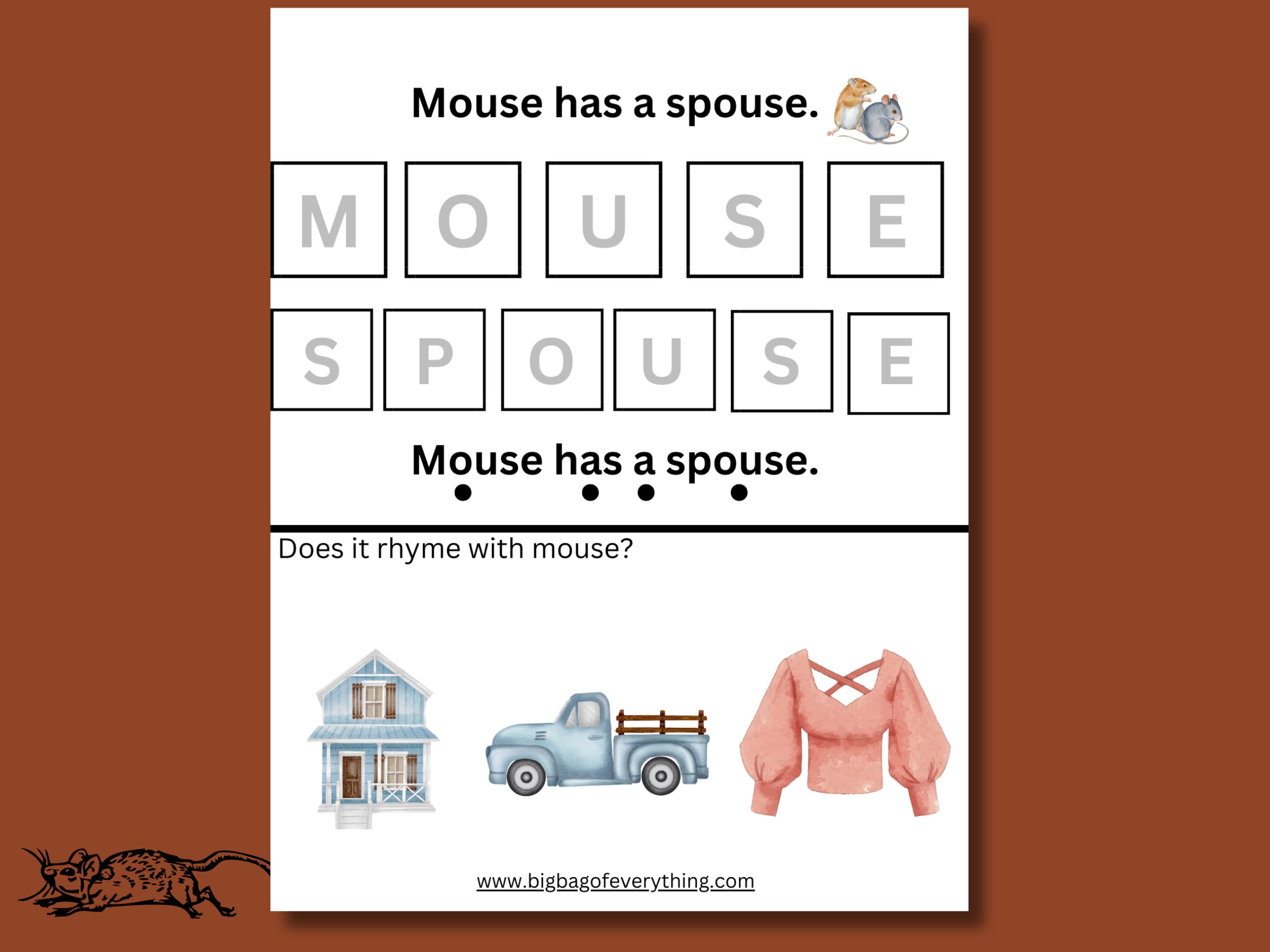 Rhyming Word Family | Decodable Readers | Word Family Worksheets ...