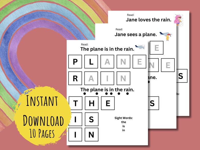 Rhyming Words Activities Rhyming Words Worksheets Homeschool Teaching ...