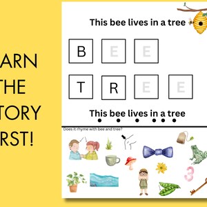 Long E Words Worksheets | Long Vowels | -EE Word Family | Word Families ...