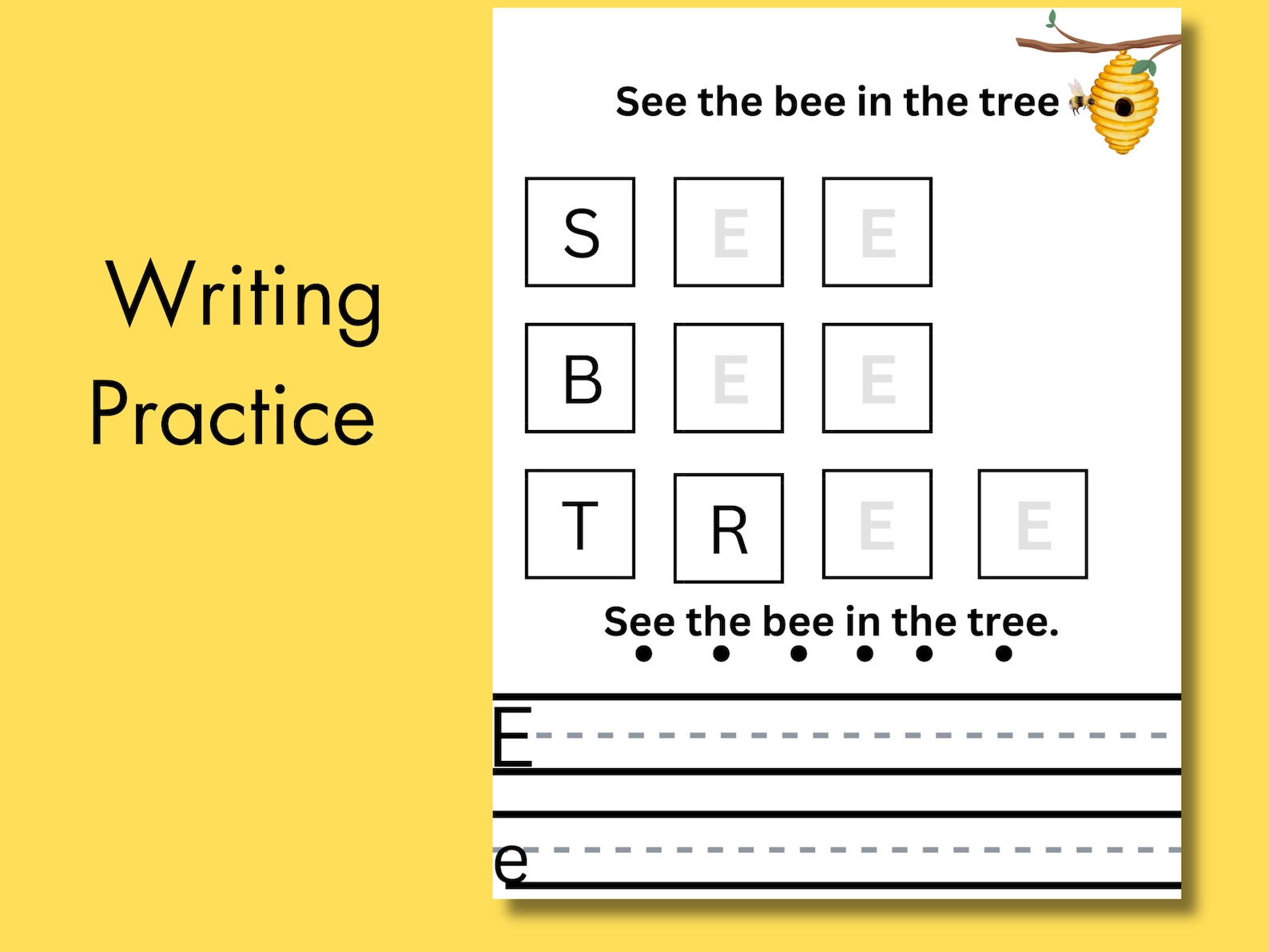 Long E Words Worksheets | Long Vowels | -EE Word Family | Word Families ...