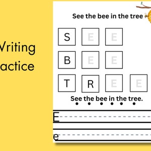 Long E Words Worksheets | Long Vowels | -EE Word Family | Word Families ...