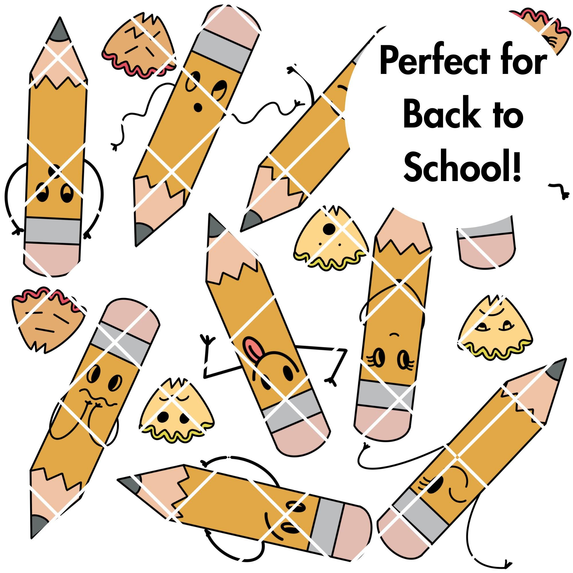 Back to School Pencil Party PNG Pencil Box Preschool PNG Kindergarten ...