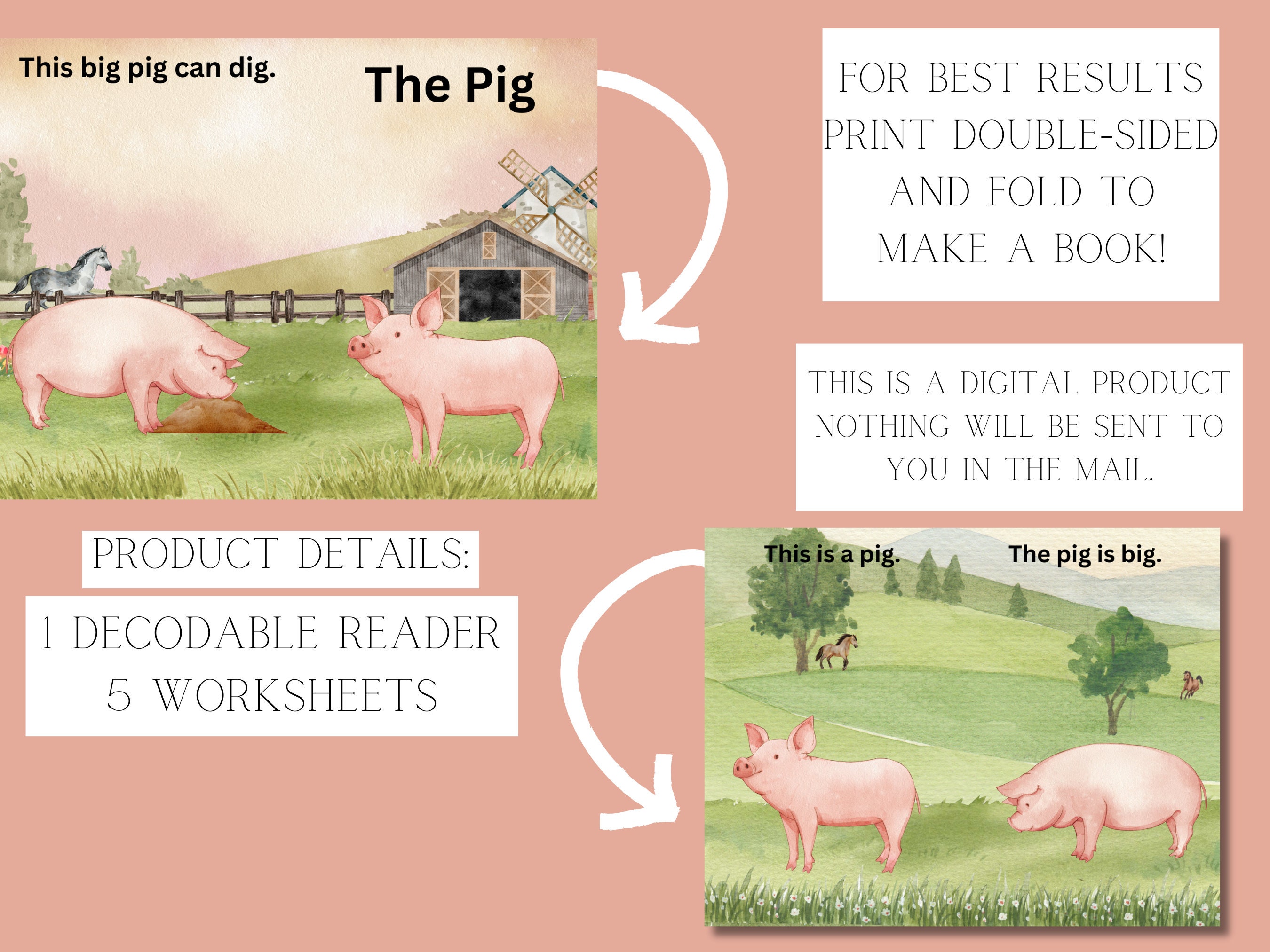 CVC Worksheets | -IG Word Family | CVC Word Family | Short I Words ...