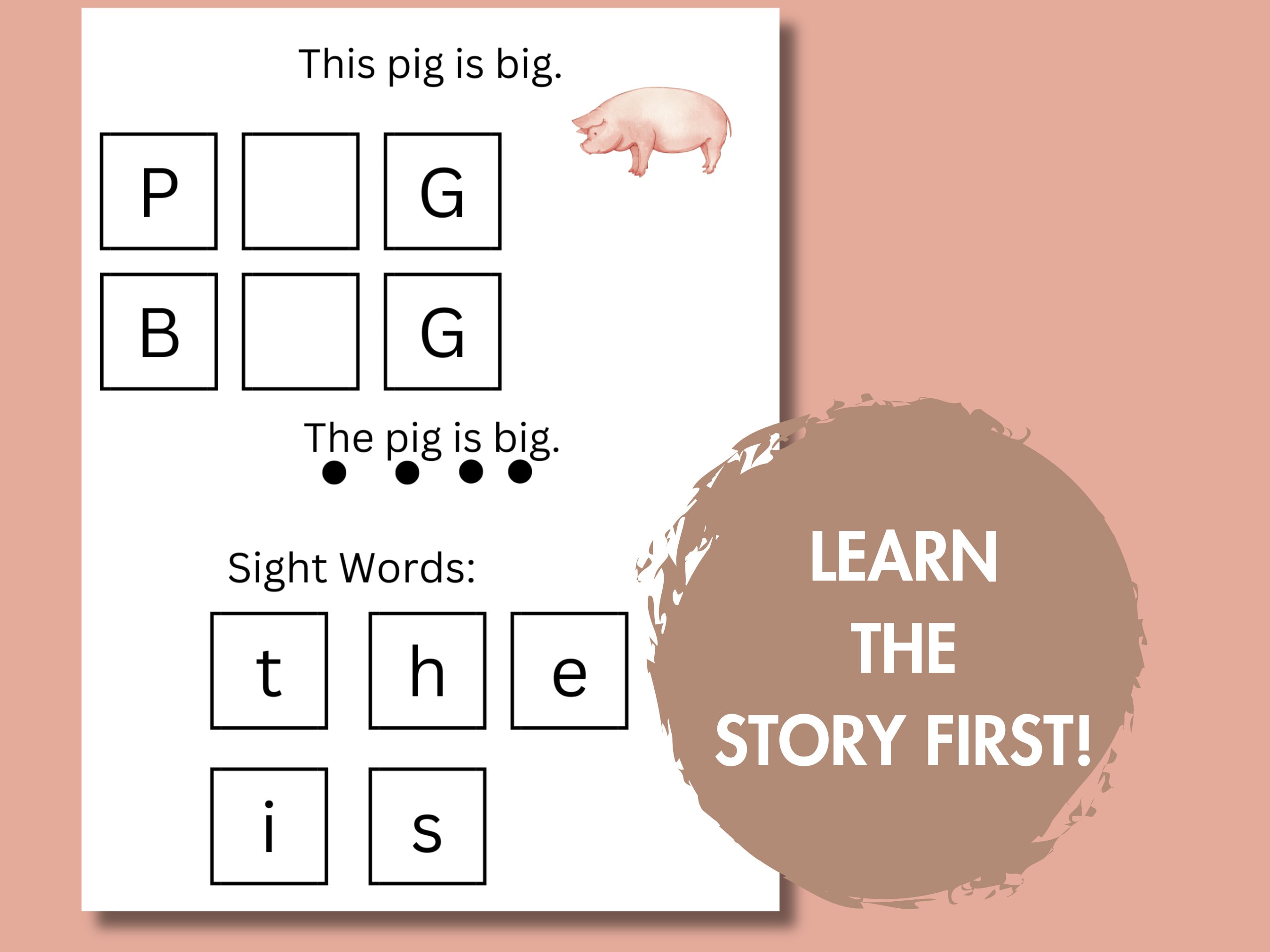 CVC Worksheets | -IG Word Family | CVC Word Family | Short I Words ...