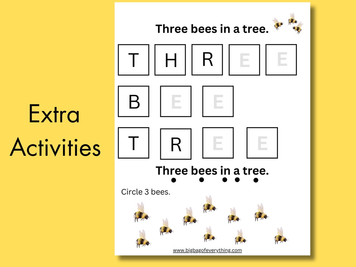 Long E Words Worksheets | Long Vowels | -EE Word Family | Word Families ...