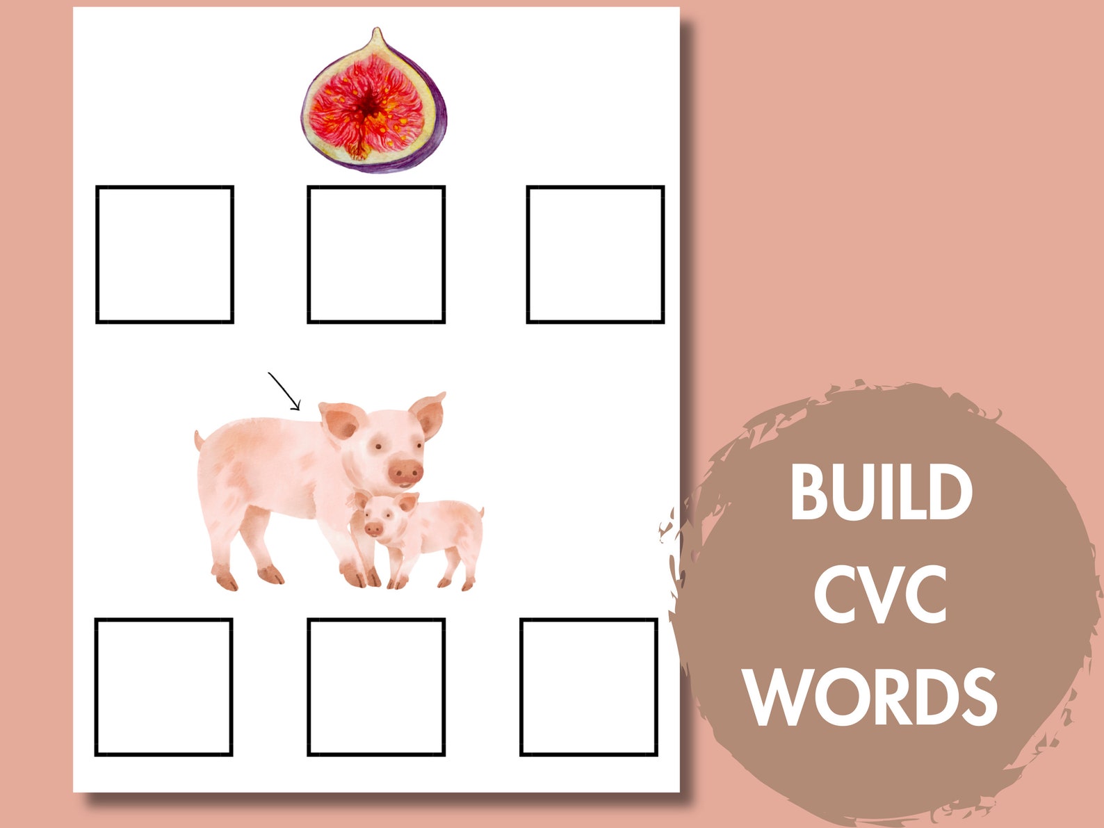 CVC Worksheets | -IG Word Family | CVC Word Family | Short I Words ...
