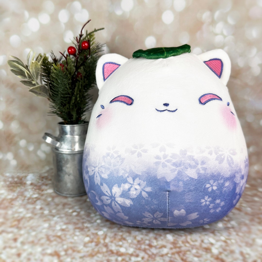 Ube Mochi Neko Plush - V.o2 - Etsy