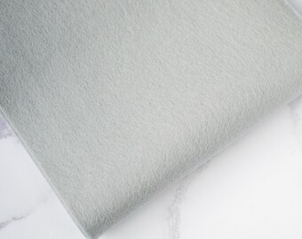 Light Grey Wool Felt | Etsy