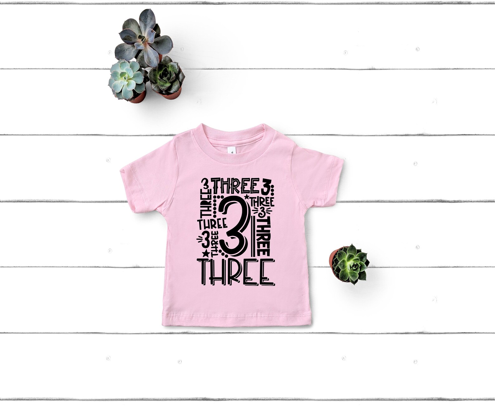 3rd Birthday Shirt Kids Birthday Shirts Number Three Shirt | Etsy