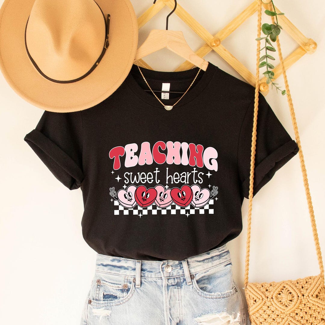 Teaching Sweethearts Valentines Day Teacher Shirt, Teacher Valentines ...
