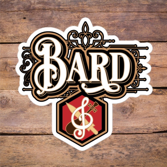 Bard Character Class Dnd Sticker Dungeons and Dragons TTRPG - Etsy Finland