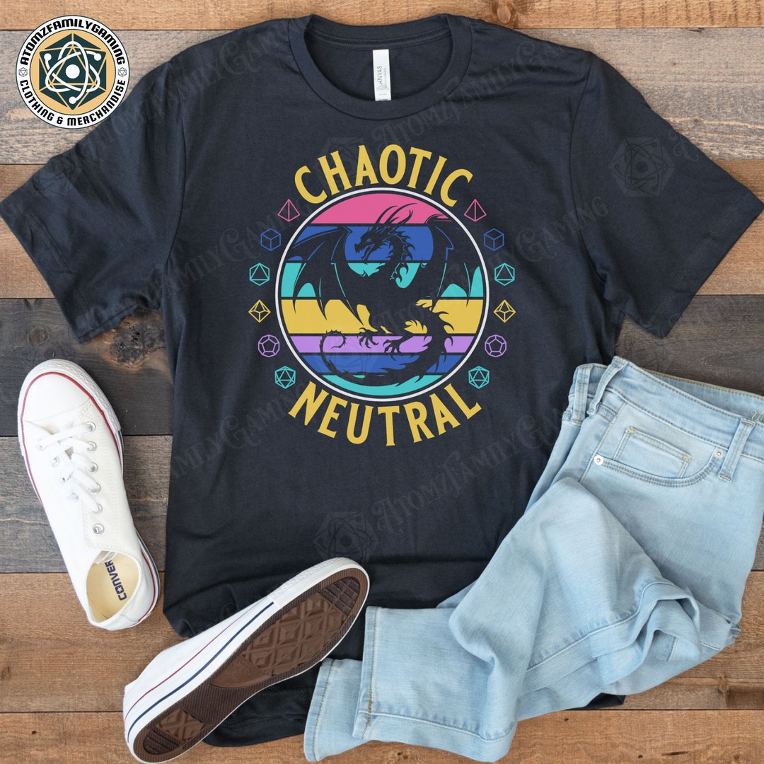 Dnd Chaotic Neutral Shirt, Gift for Players, Dungeons and Dragons T ...