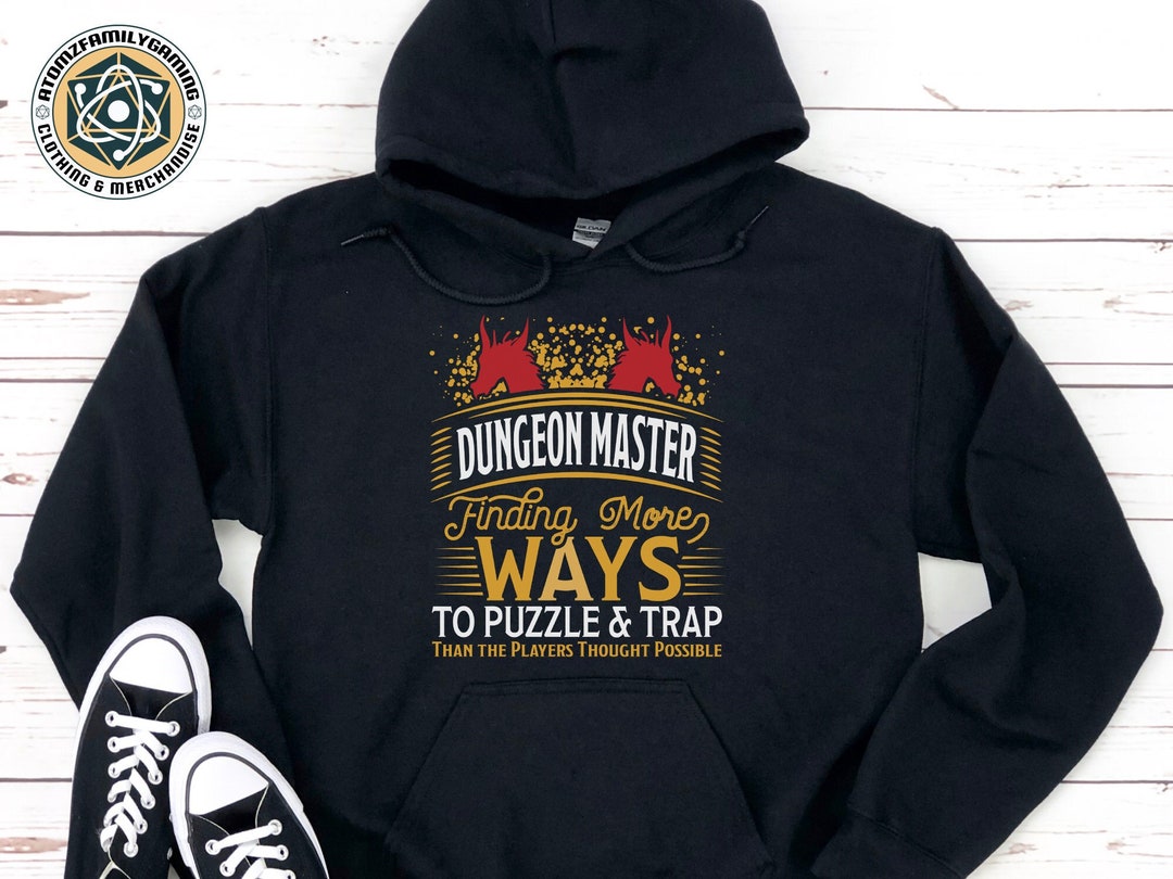Dnd Dungeon Master Hoodie, Dungeons and Dragons Hooded Sweatshirt for ...