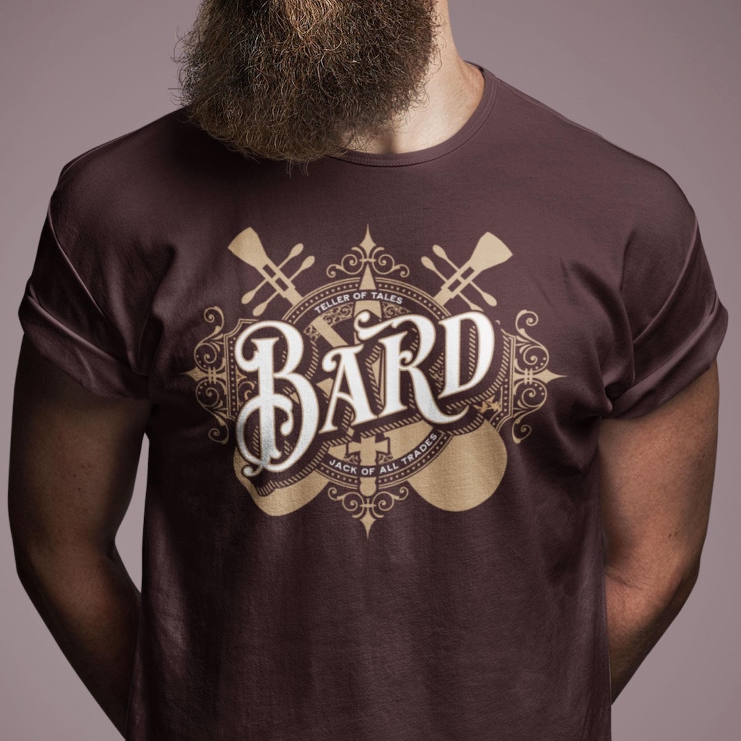 D&D Bard Shirt – Retro RPG Class Graphic (S-4XL) - Etsy