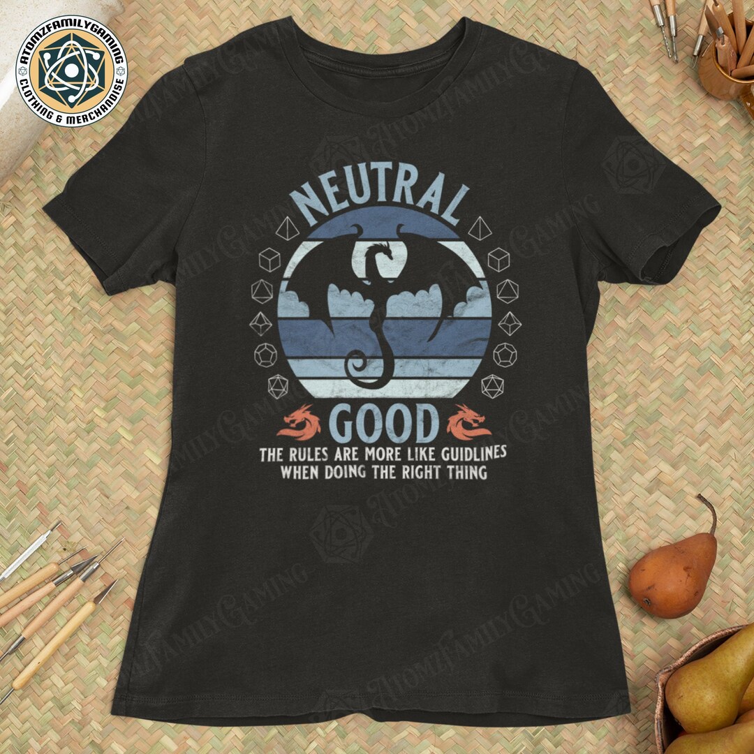 Women's Neutral Good Dnd Shirt, D&D Gift for Players, Dungeons and ...