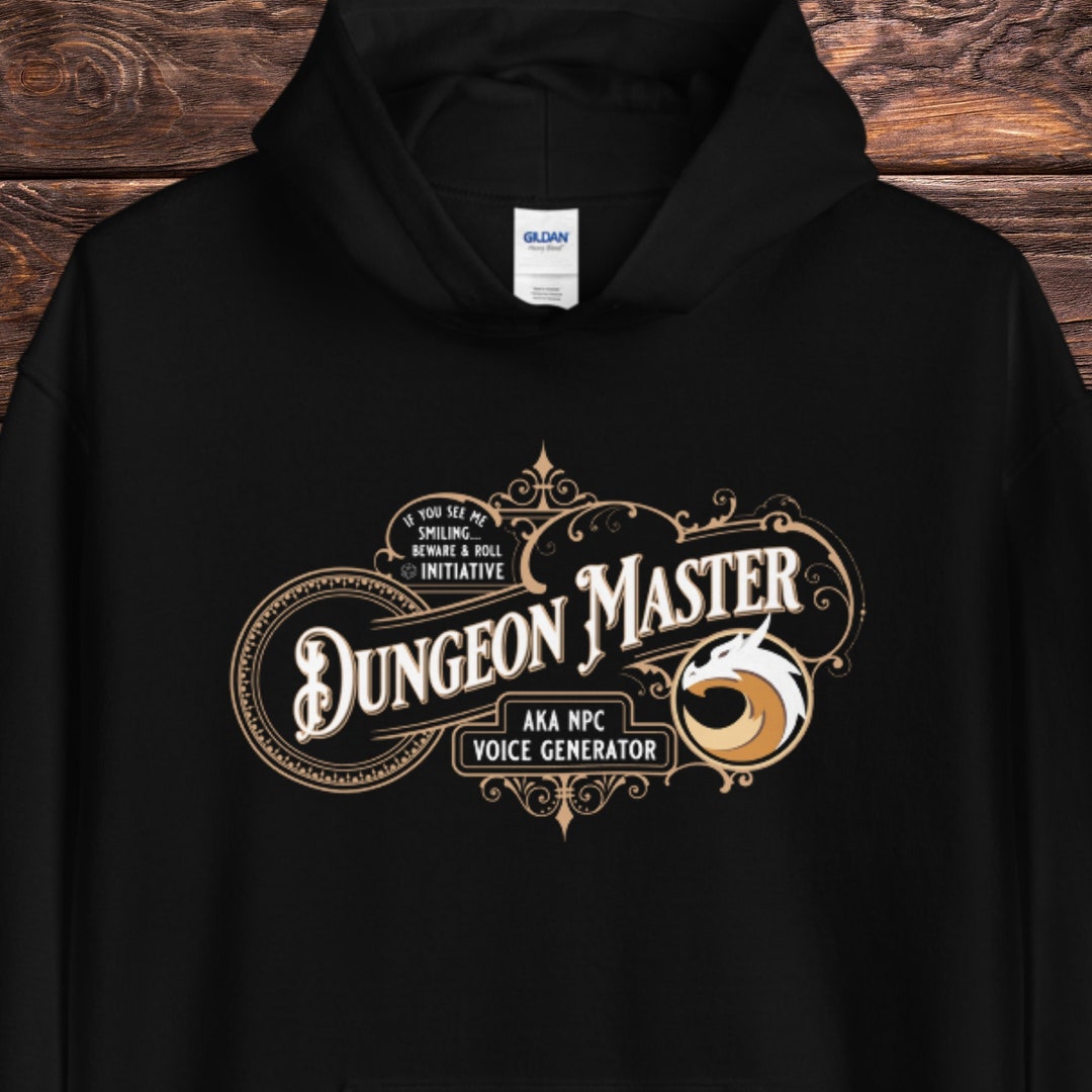 Dungeons and Dragons Dungeon Master Hoodie | D&D DM Gift | Dnd Hooded ...