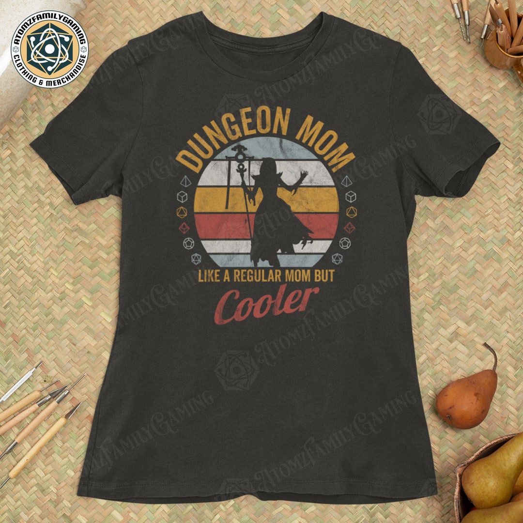 Dnd Dungeon Mom Shirt, Fun TTRPG D&D Mother's Day or Birthday Gift ...