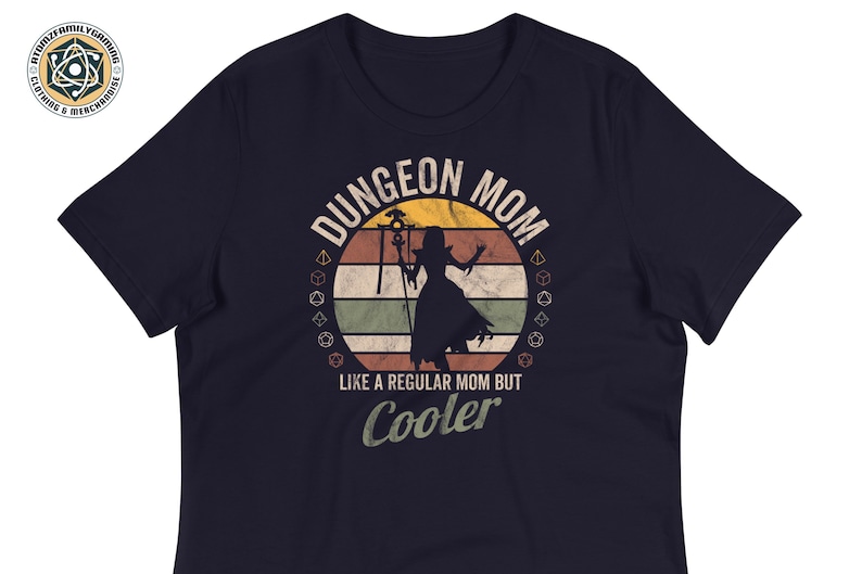 Dungeons and Dragons Dungeon Mom Shirt (S-3XL) 70s Sunset - Etsy