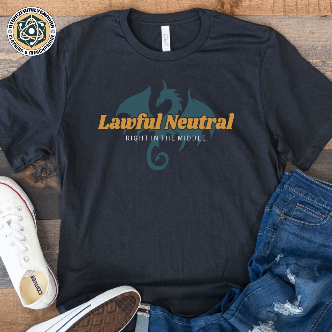 Funny Dnd Lawful Neutral Alignment T-shirt (S-4XL) - Etsy