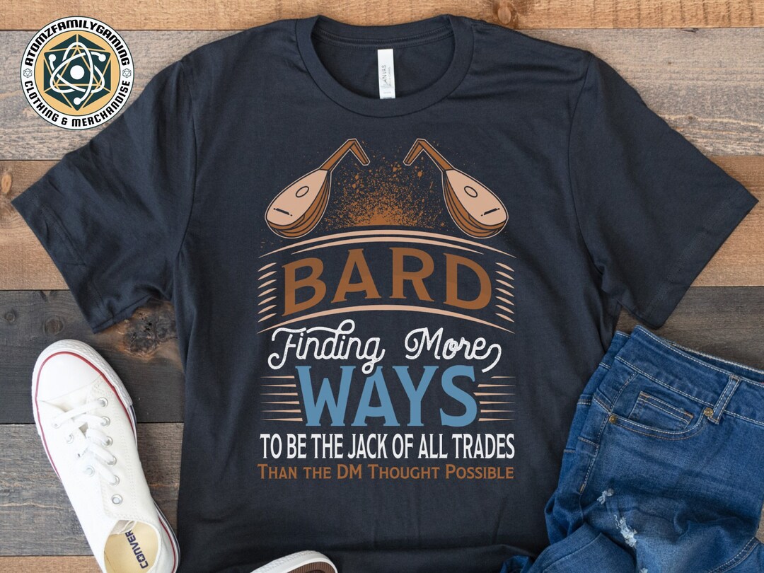 D&D Bard Shirt Funny Dungeons and Dragons Class T-shirt Finding More ...
