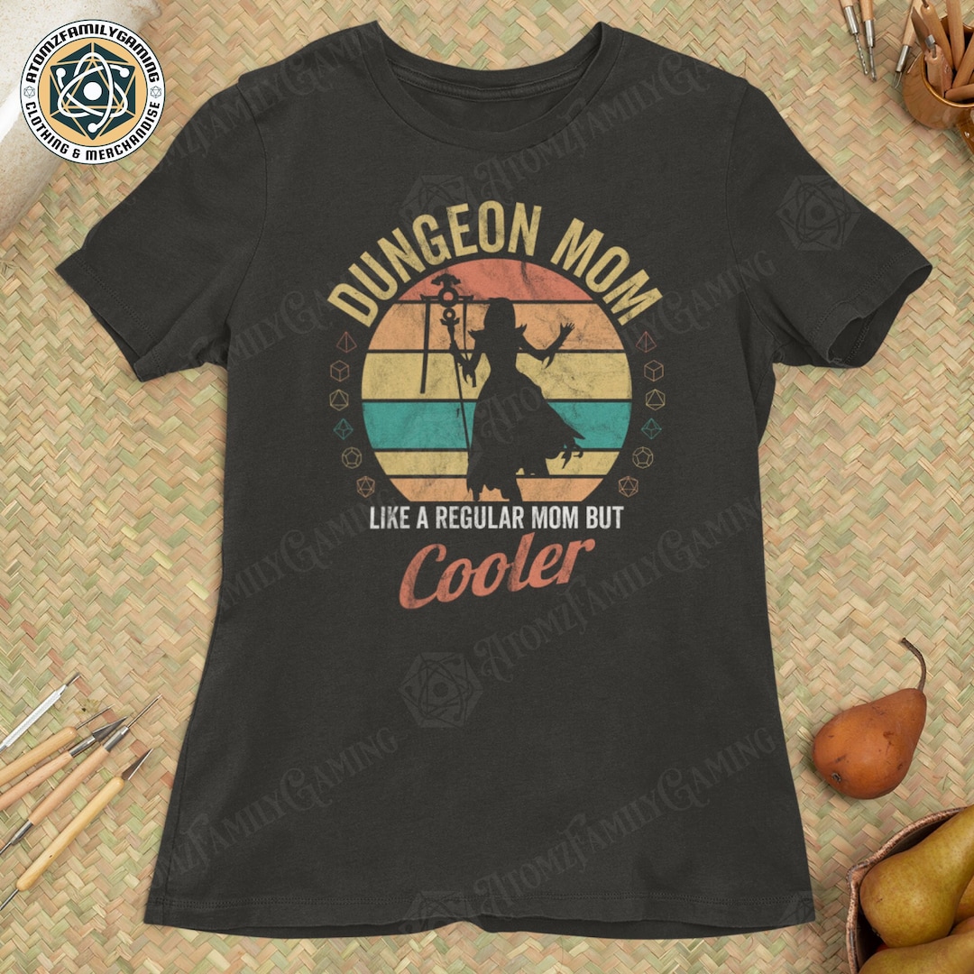 Dnd Dungeon Mom Shirt, Fun TTRPG D&D Mother's Day or Birthday Gift ...