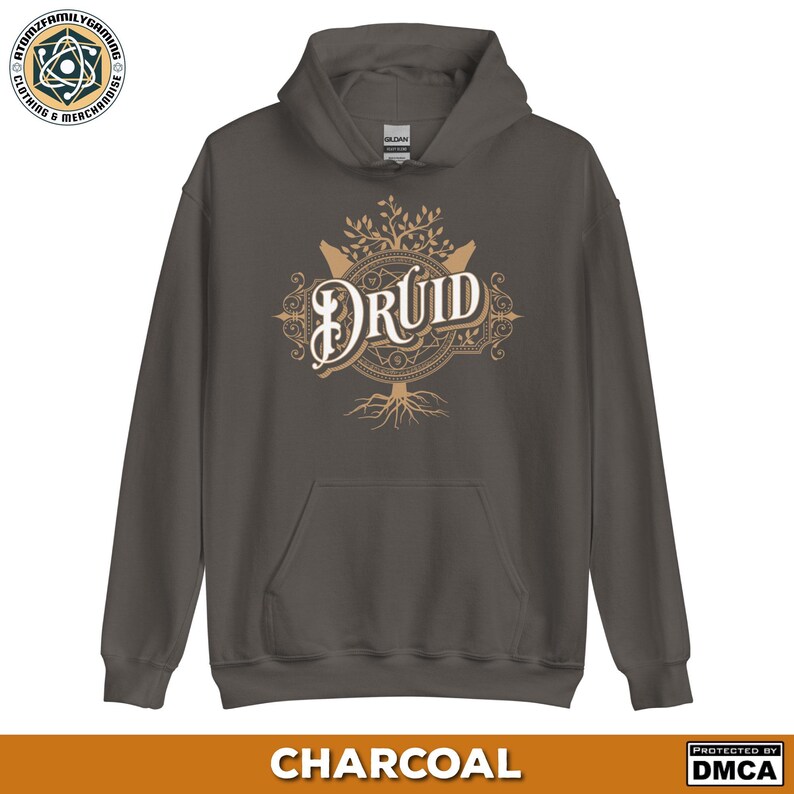 Dnd Druid Character Class Pullover Hoodie (S-4XL) - Etsy