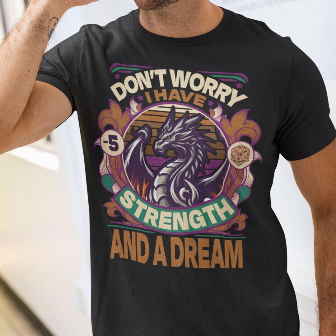 Funny Dnd Strength Ability Score Shirt (S-4XL) - Etsy