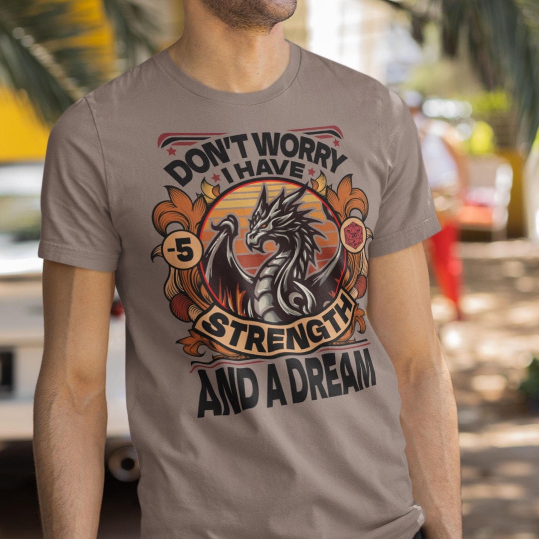 Funny Dnd Strength Ability Score Shirt (S-4XL) - Etsy