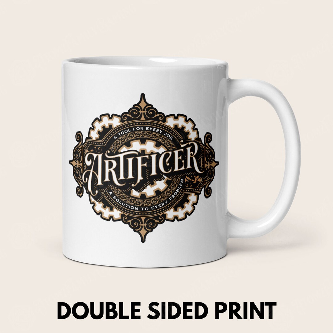 Dnd Artificer Mug, Dungeons and Dragons Character Class Cup, D&D Gift ...
