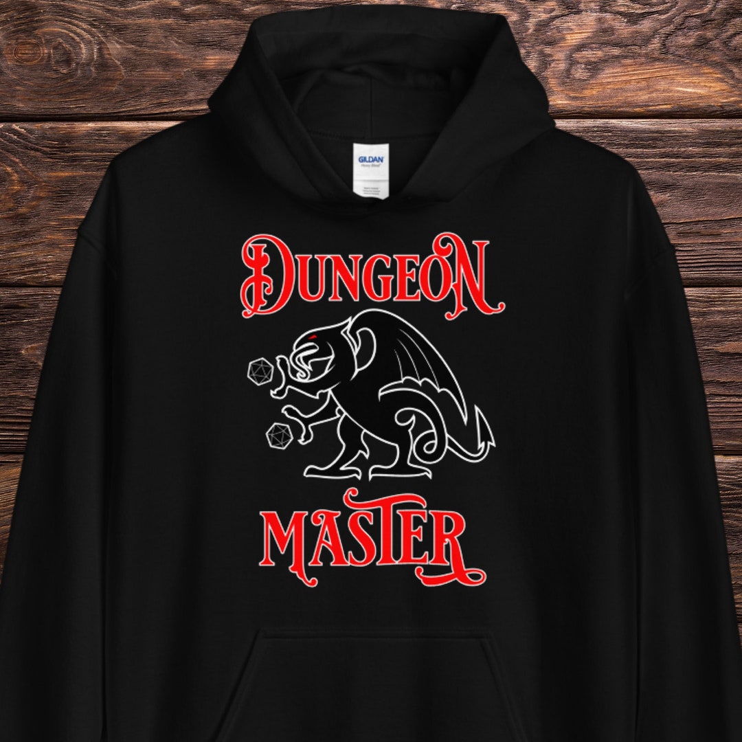 Dnd Dungeon Master Hoodie, D&D DM Gift, Dungeons and Dragons Hooded ...