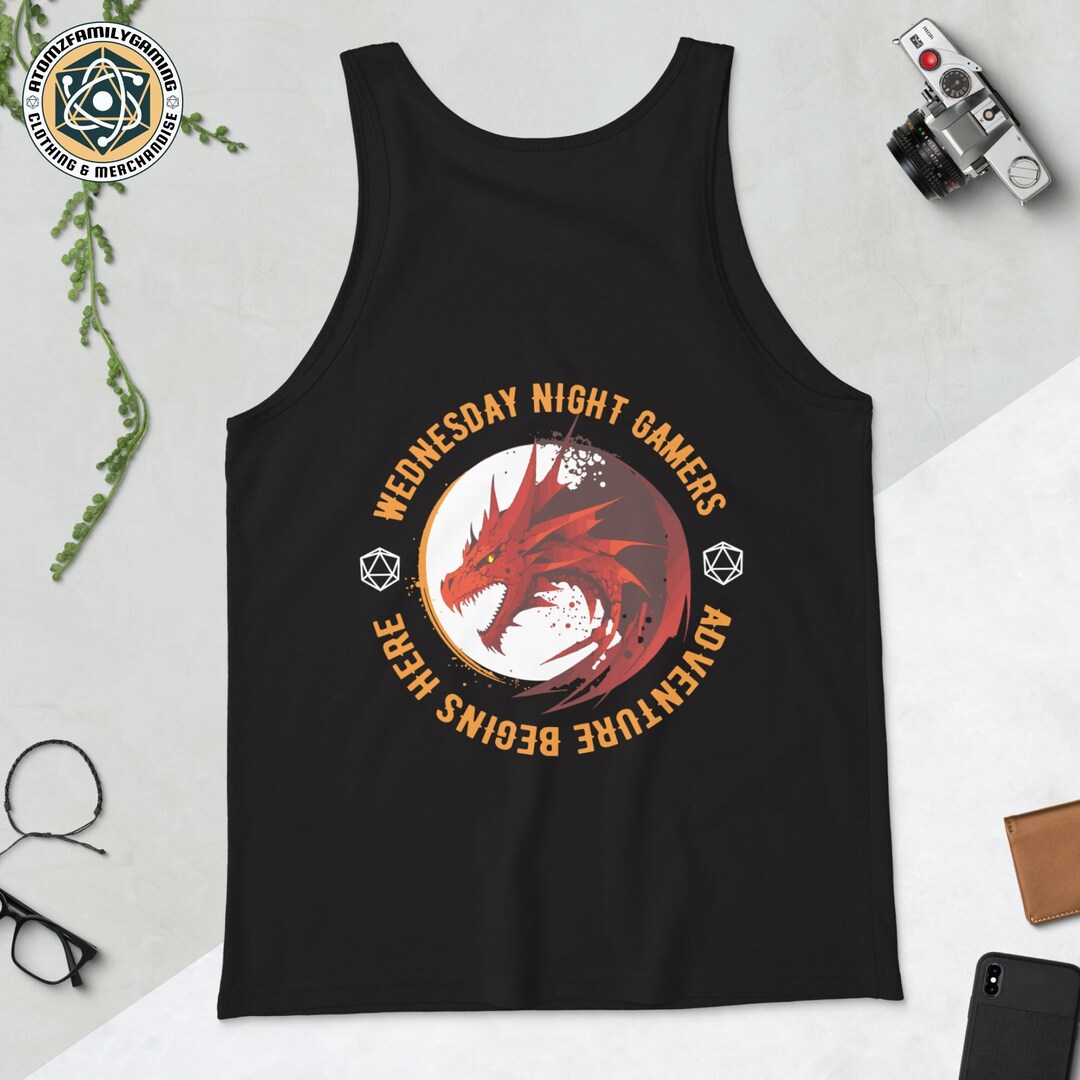 Personalized Dnd Tank Top for Dungeons and Dragons Group - Custom Gift ...