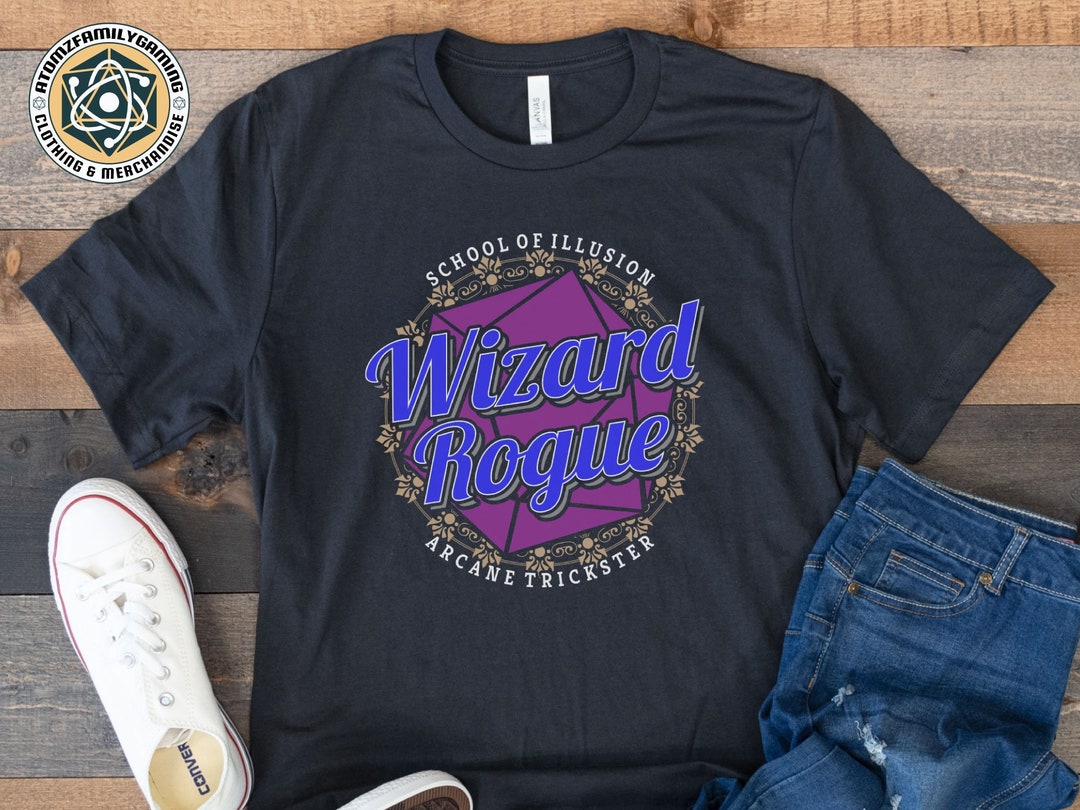Personalized D&D Wizard Rogue Custom Multiclass T-shirt (S-4XL) - Etsy