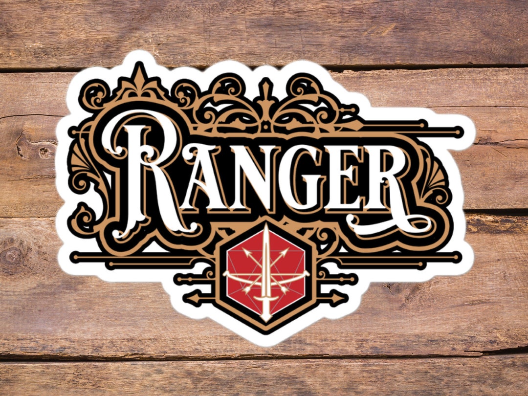 Ranger Character Class 3"x4" Dnd Sticker, Dungeons and Dragons, TTRPG D ...