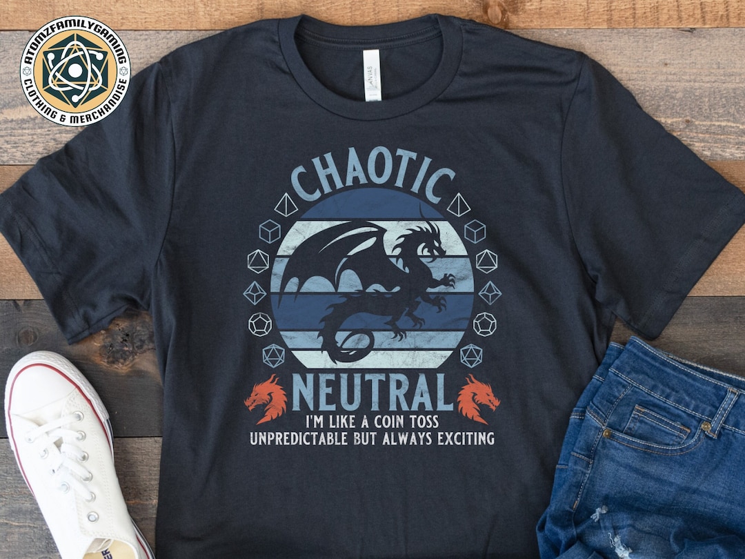 D&D Chaotic Neutral Shirt, Dnd Gift for Players, Dungeons and Dragons ...
